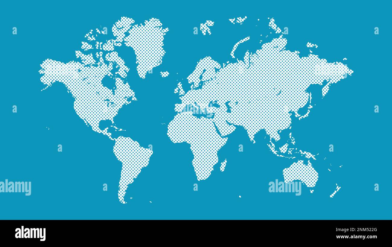 Dot pattern world map isolated. Flat vector illustration Stock Vector ... Dot pattern world map isolated. Flat vector illustration Stock Vector ...