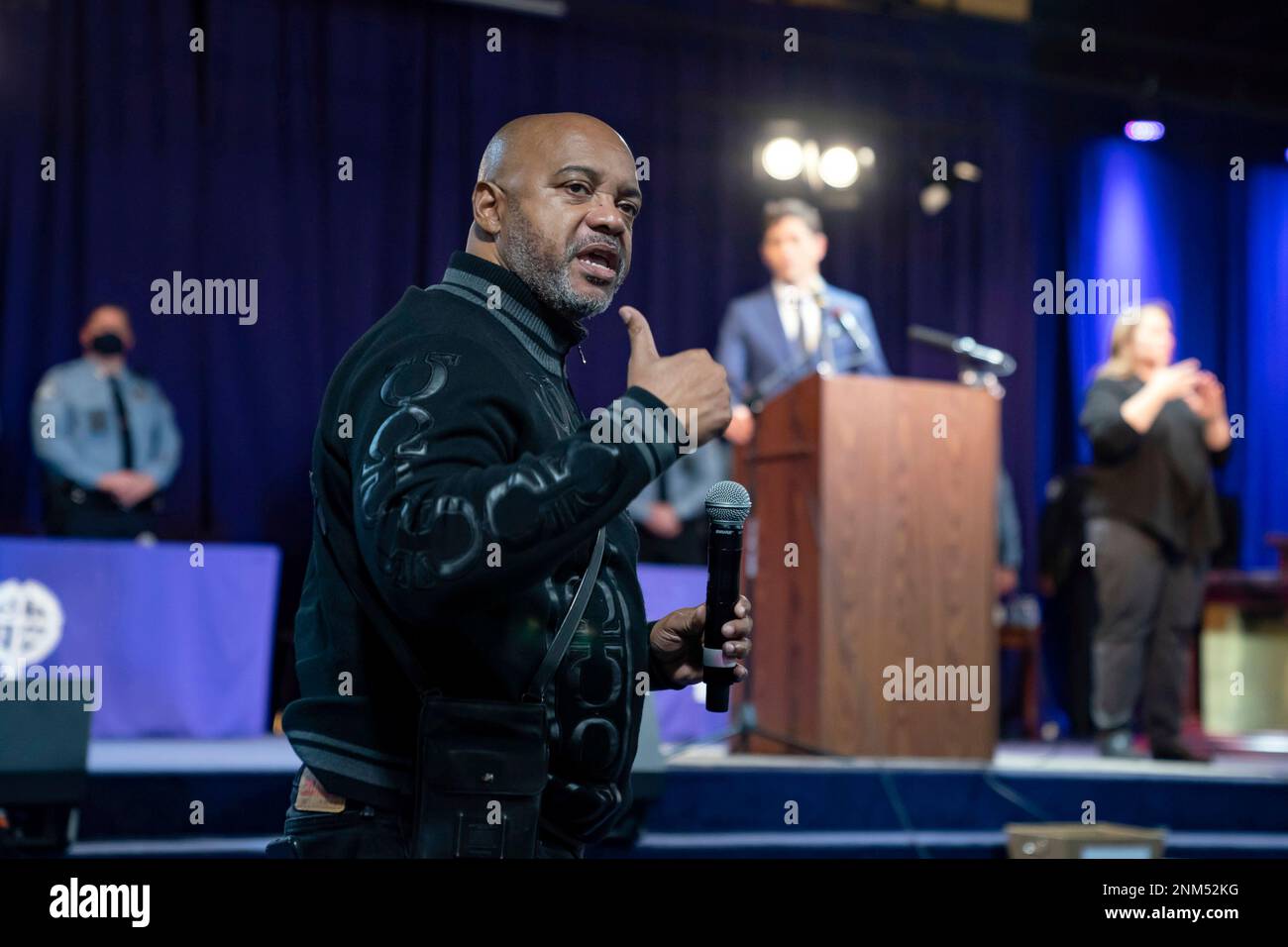 Rev. Jerry McAfee, of New Salem Baptist Church, speaks about the city's ...