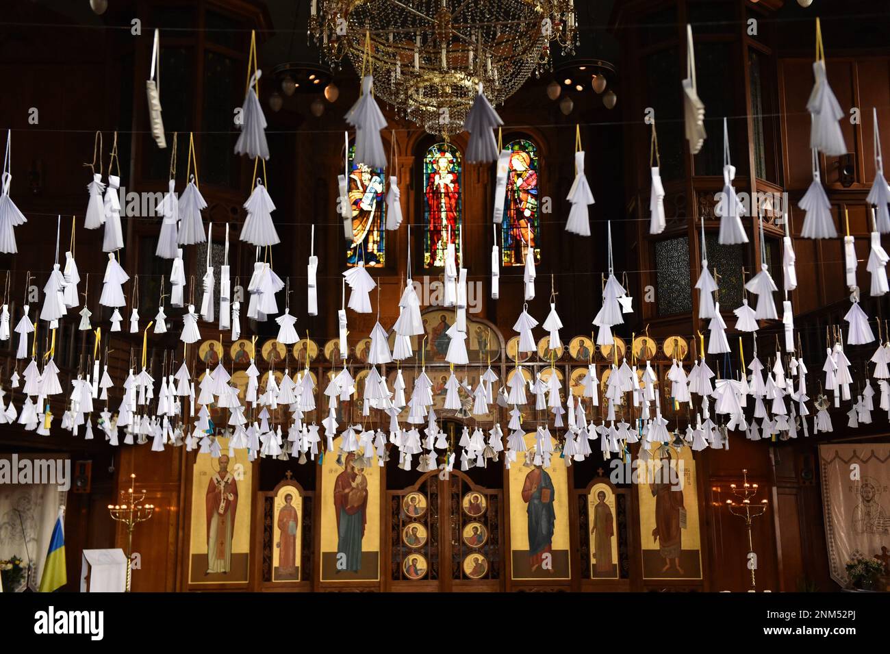 London, UK. 24th Feb, 2023. On the first anniversary of the Russian ...