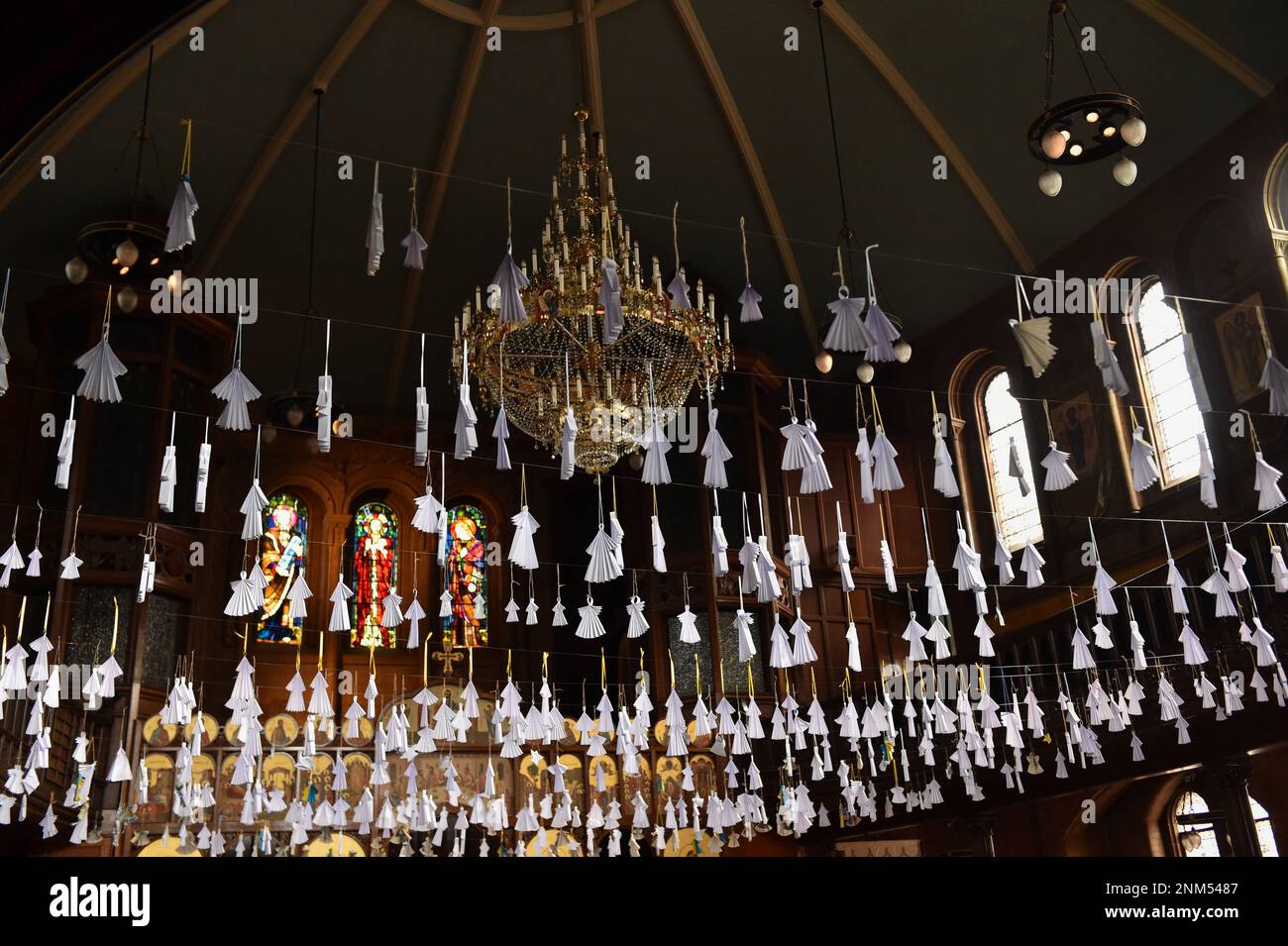 London, UK. 24th Feb, 2023. On the first anniversary of the Russian ...