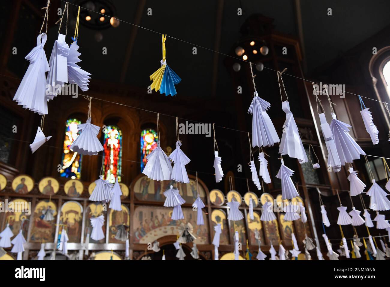 London, UK. 24th Feb, 2023. On the first anniversary of the Russian ...