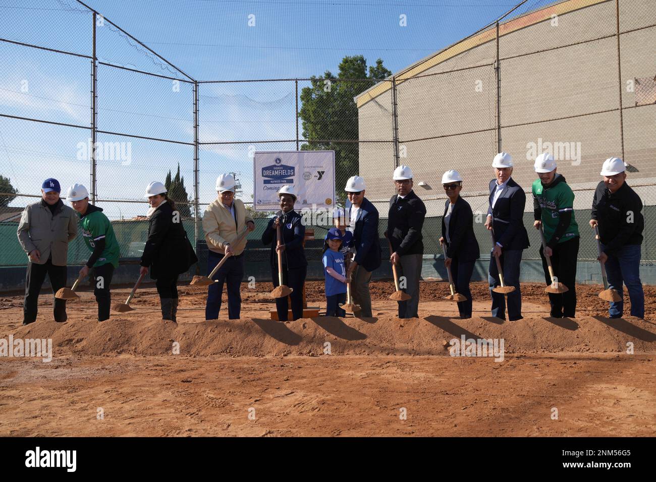 Jorge Jarrin, Vernon Mayor Melissa Ybarra, Jaime Jarrin, Maywood mayor ...