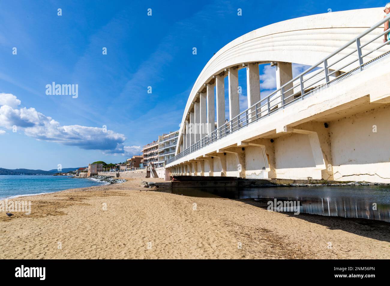 Sainte Maxime famous bridge, French Riviera Stock Photo - Alamy