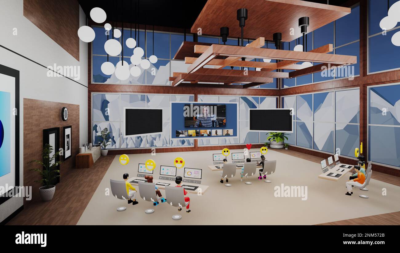 In modern office animation world hi-res stock photography and images ...