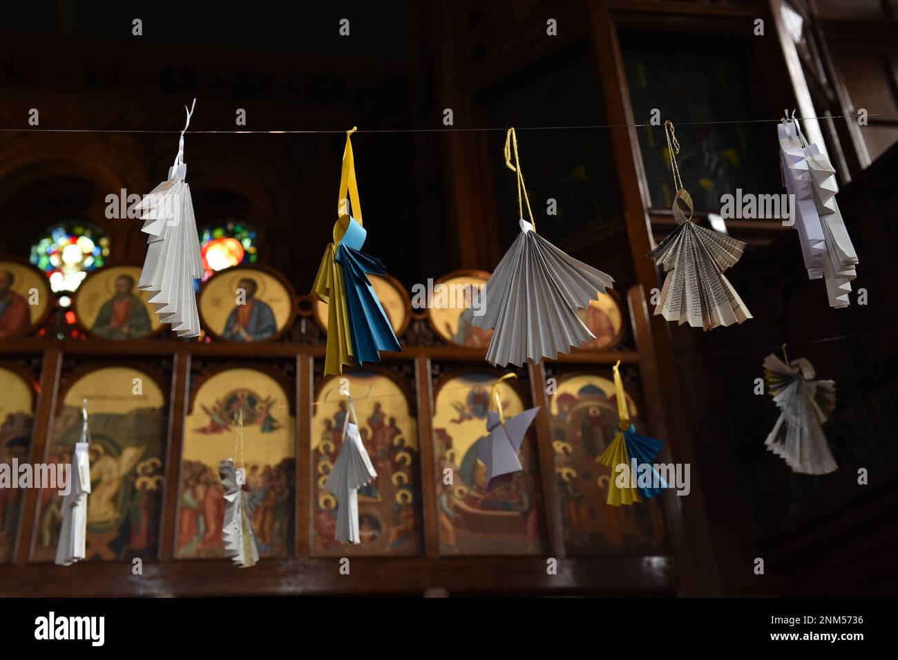 London, UK. 24th Feb, 2023. On the first anniversary of the Russian ...