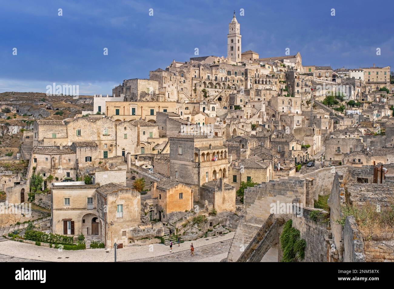 Sasso Barisano district at the Sassi di Matera complex of cave ...