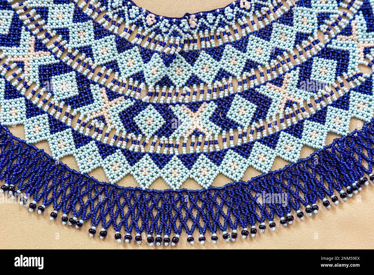 traditional clothes and beaded jewelry. traditional ornaments and ...