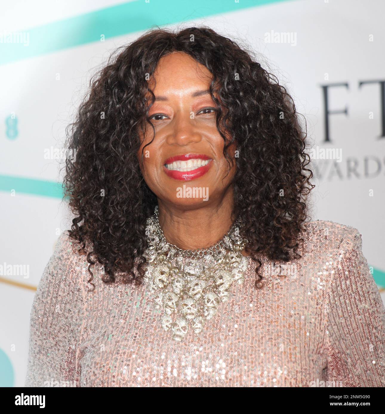 London, UK. Kathryn Busby at the EE BAFTA Film Awards 2023 at The Royal ...