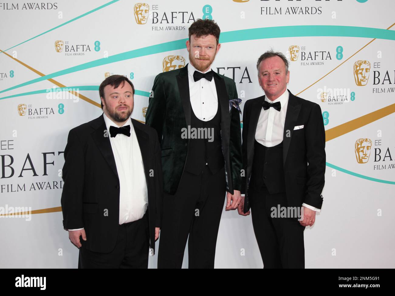 London, UK. James Martin, Seamus O’Hara and guest at the EE BAFTA Film ...