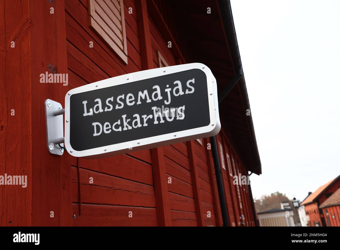 LasseMaja's Deckarhus in Old town, Linköping, Sweden Stock Photo - Alamy