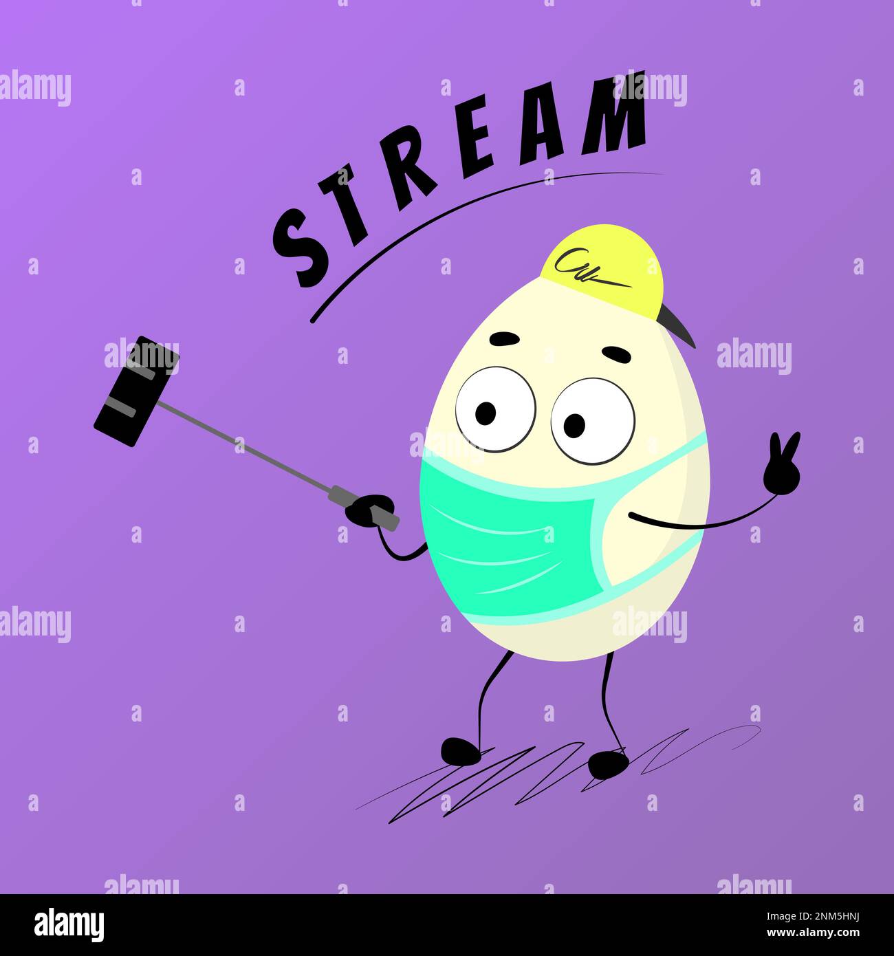 Live streaming child Stock Vector Images - Alamy