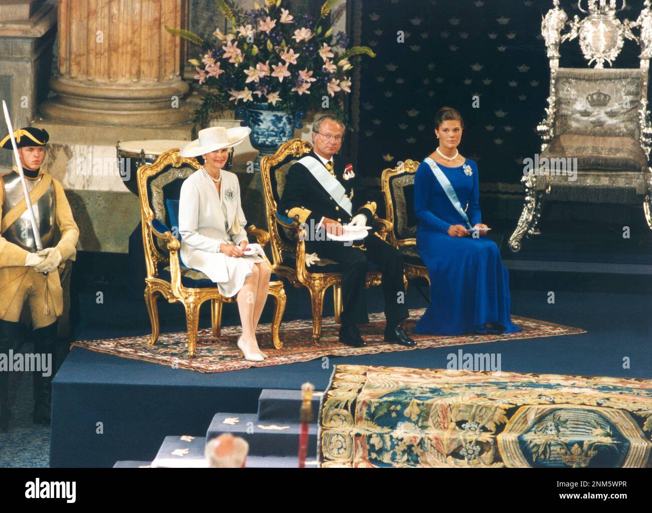 SWEDISH CROWN PRINCESS VICTORIA and the Royal Couple on podium at her ...