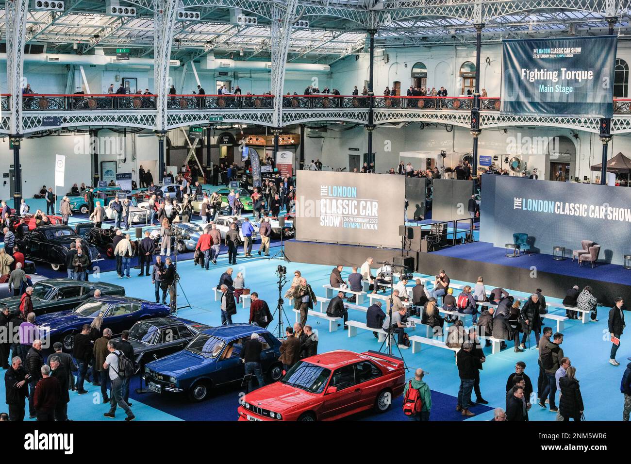 London, UK. 24th Feb, 2023. General view of the halls. The London ...