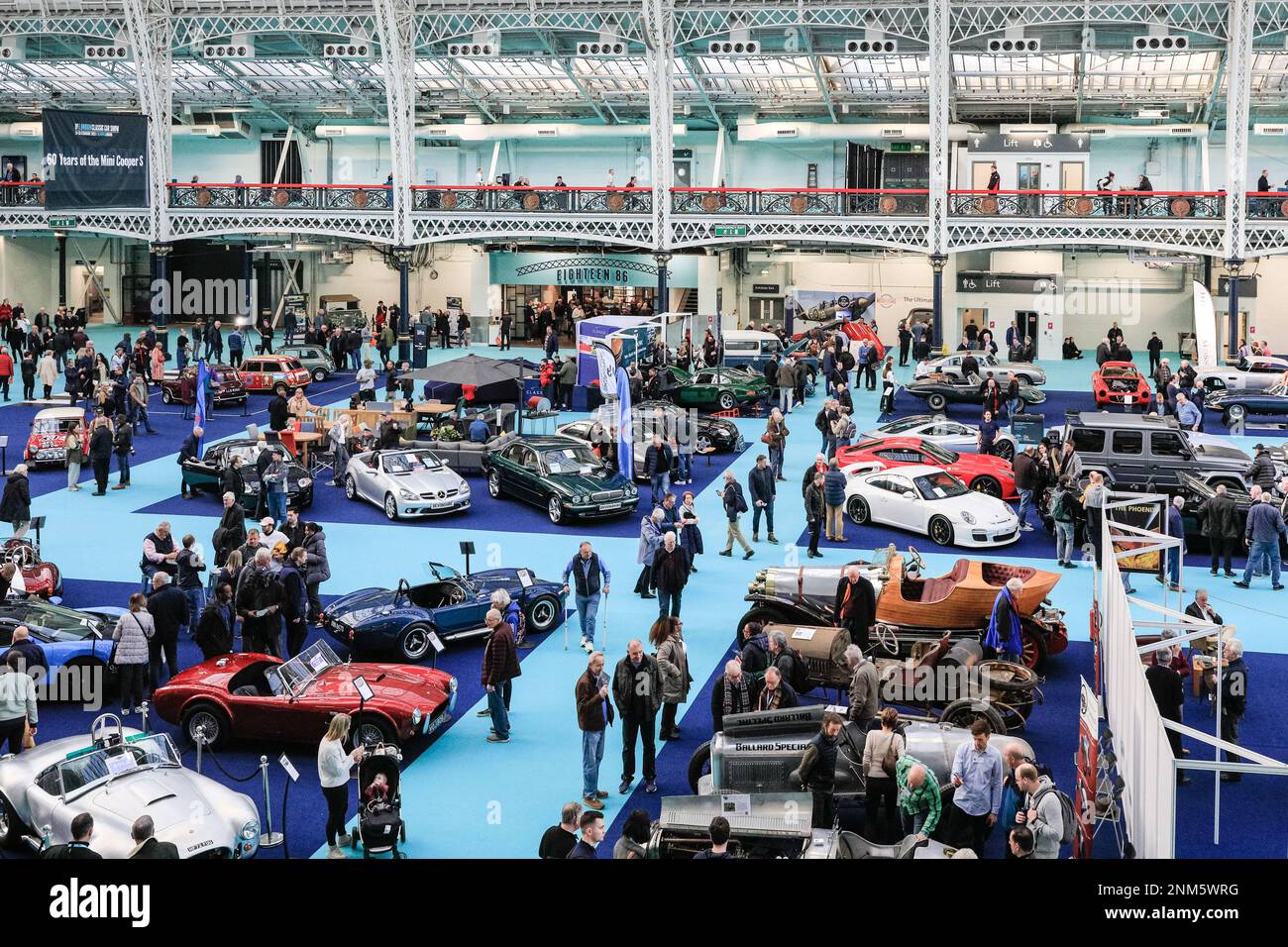 London, UK. 24th Feb, 2023. General view of the halls. The London ...