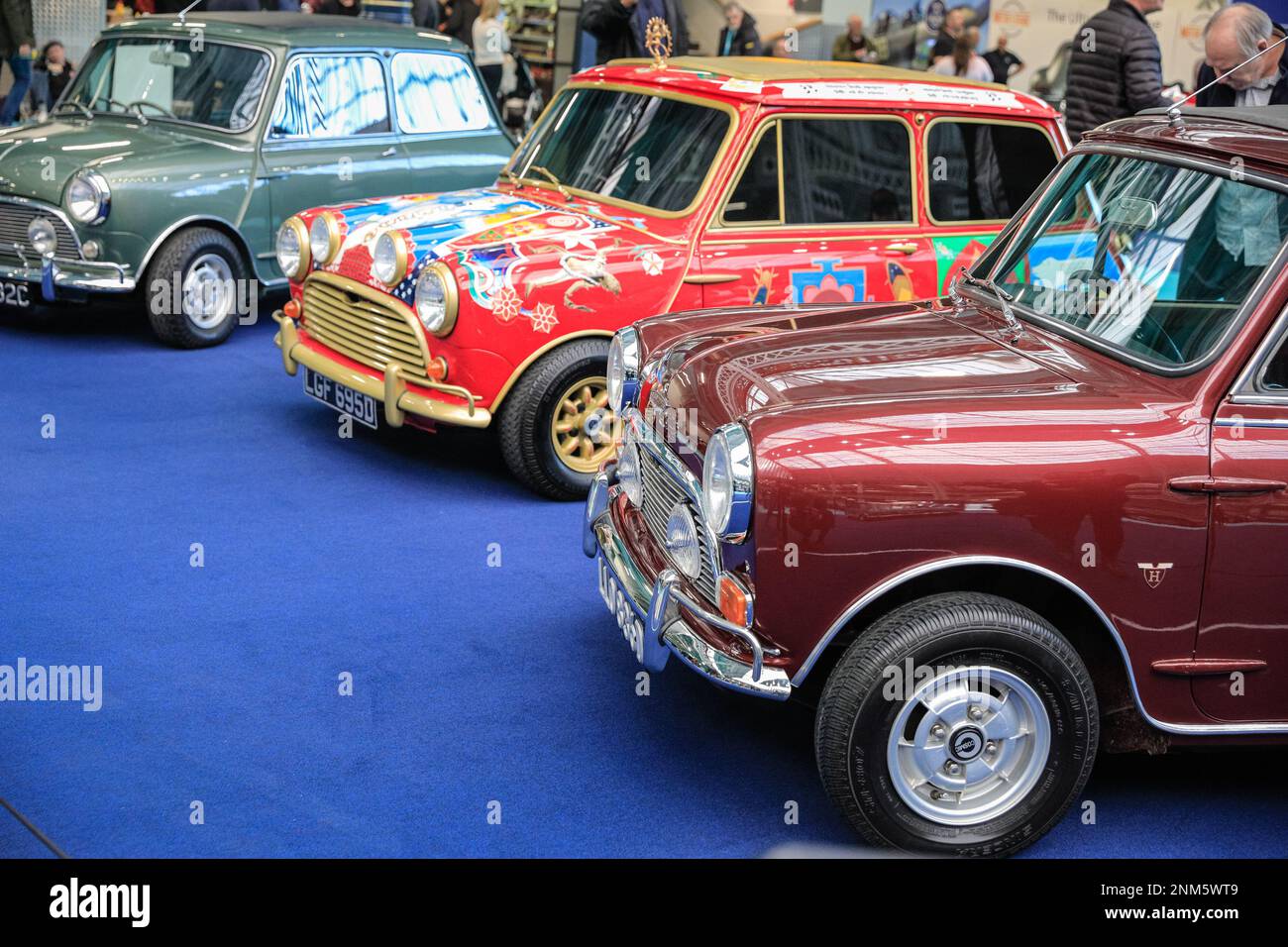 London, UK. 24th Feb, 2023. The three remaining Beatles Radford Minis ...