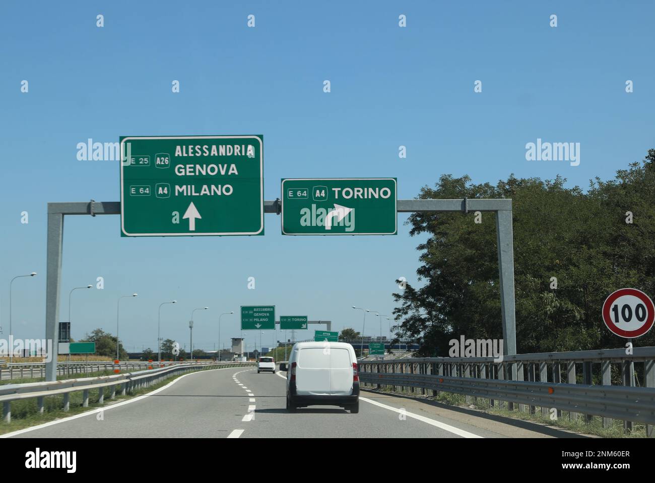 Italian road junction signs hi-res stock photography and images - Alamy