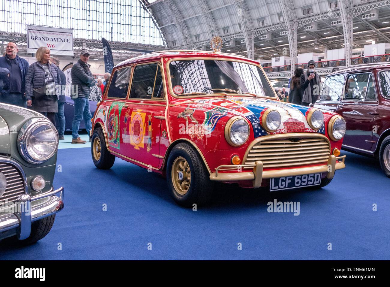 Ex George Harrison Radford Mini at the The London Classic Car Show 2023 ...