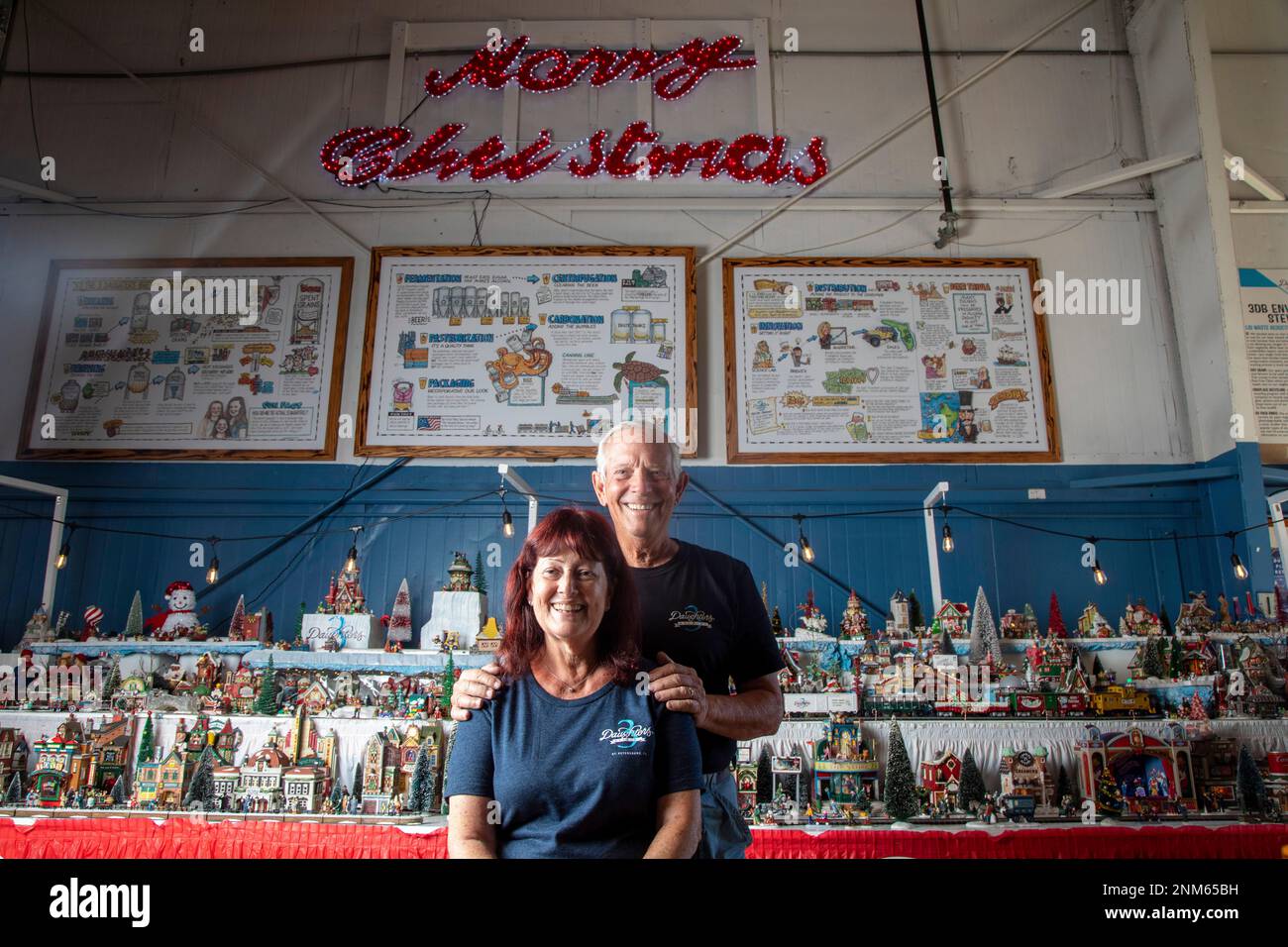 For eight years, Bruce and Pat Harting have been setting up an ...