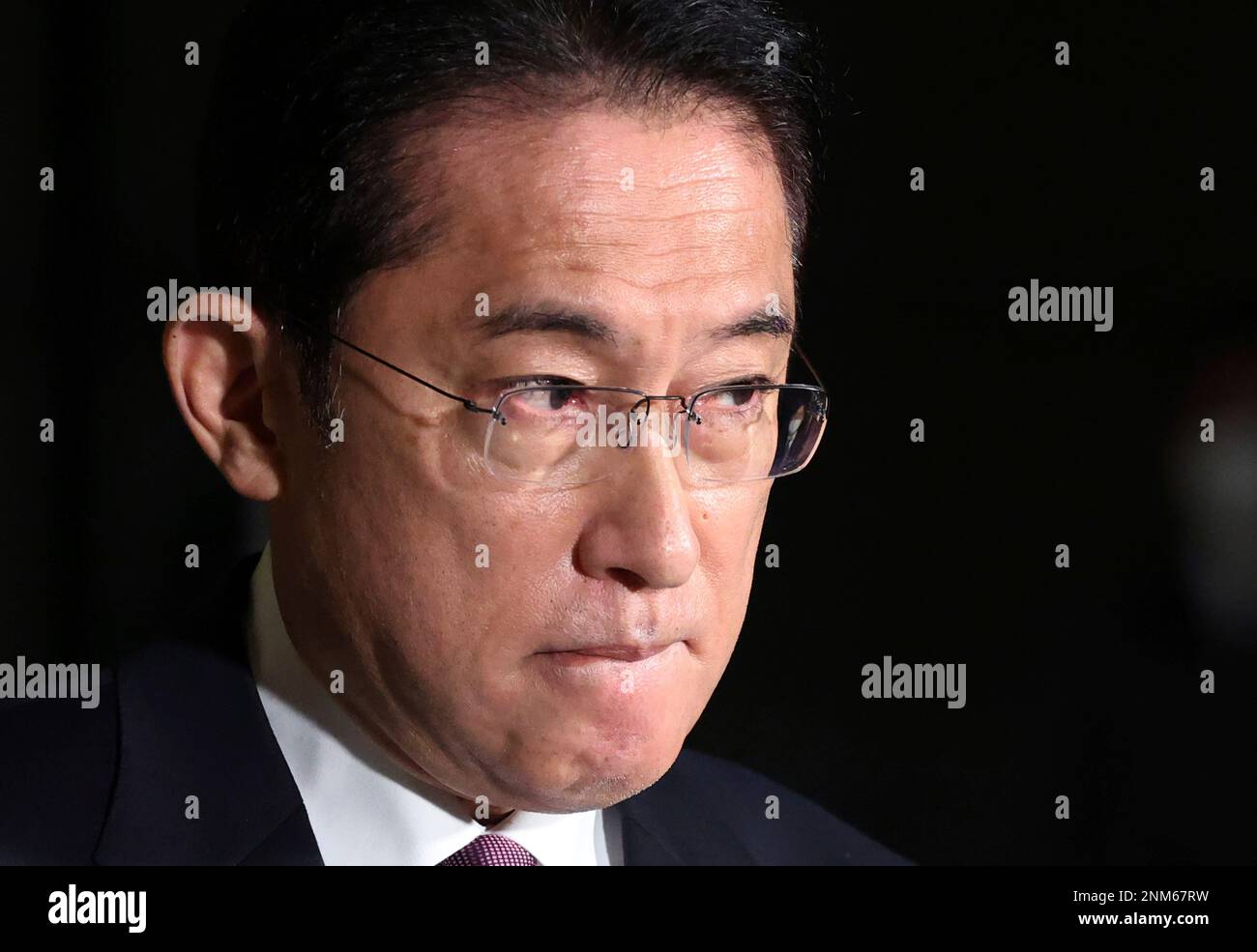 Japanese Prime Minister Fumio Kishida arrives at prime minister's ...