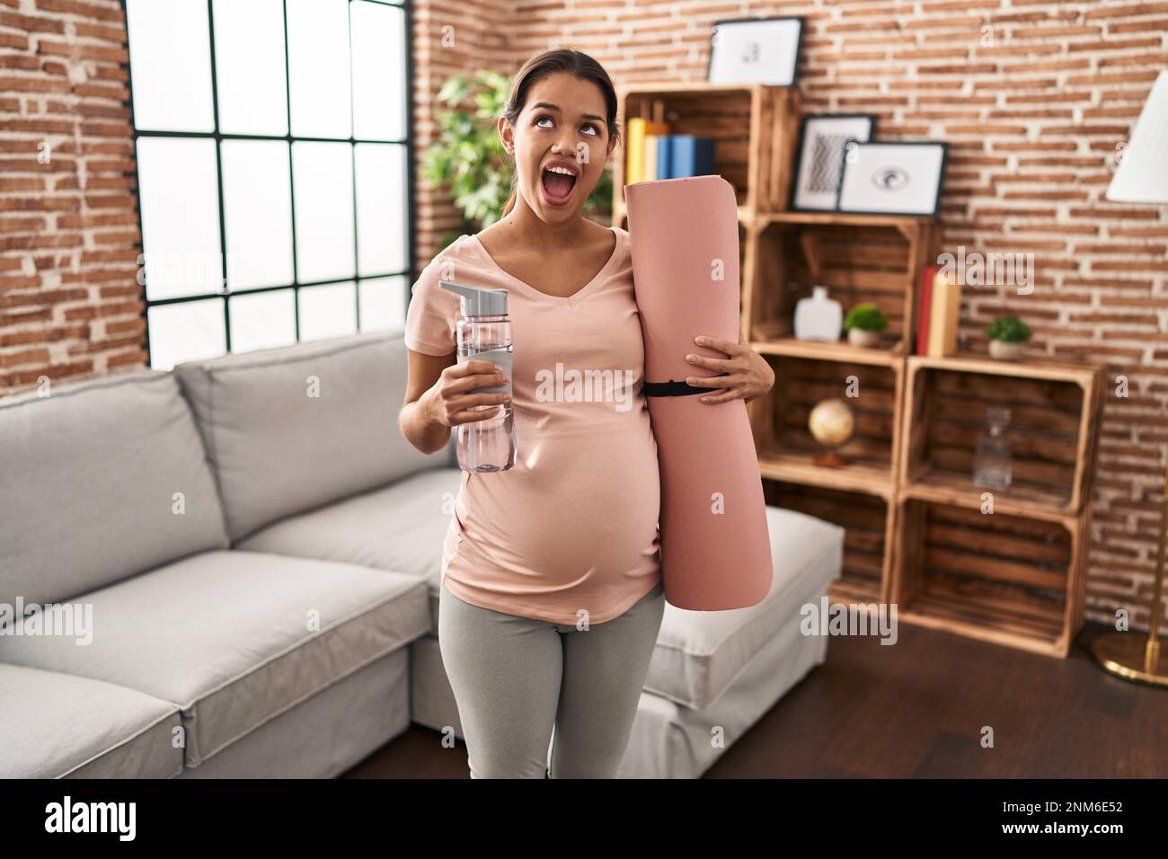 Pregnant yoga angry hi-res stock photography and images - Alamy