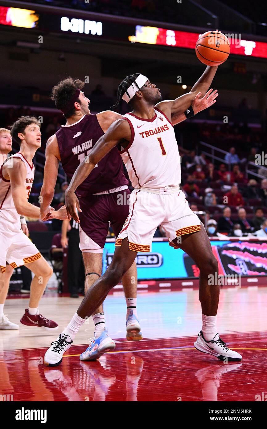 LOS ANGELES, CA - DECEMBER 07: USC Trojans forward Chevez Goodwin (1 ...