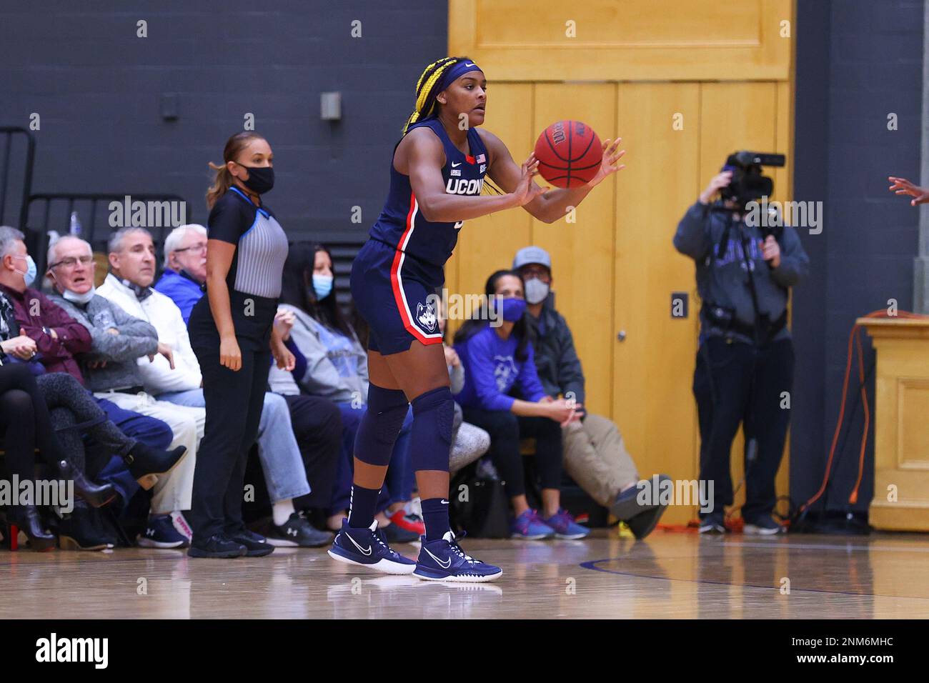 SOUTH ORANGE, NJ - DECEMBER 03: UConn Huskies forward Aaliyah Edwards ...