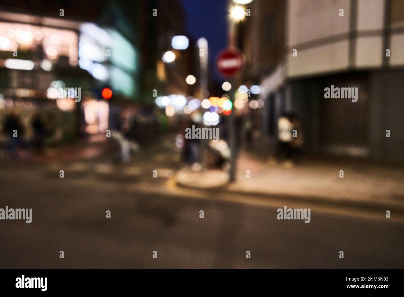 Picture of blurred cityscape at street Stock Photo - Alamy