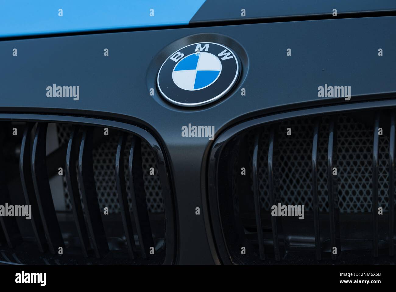 Slovenia, Ljubljana - 31 January 2023: BMW M4 high performance car ...