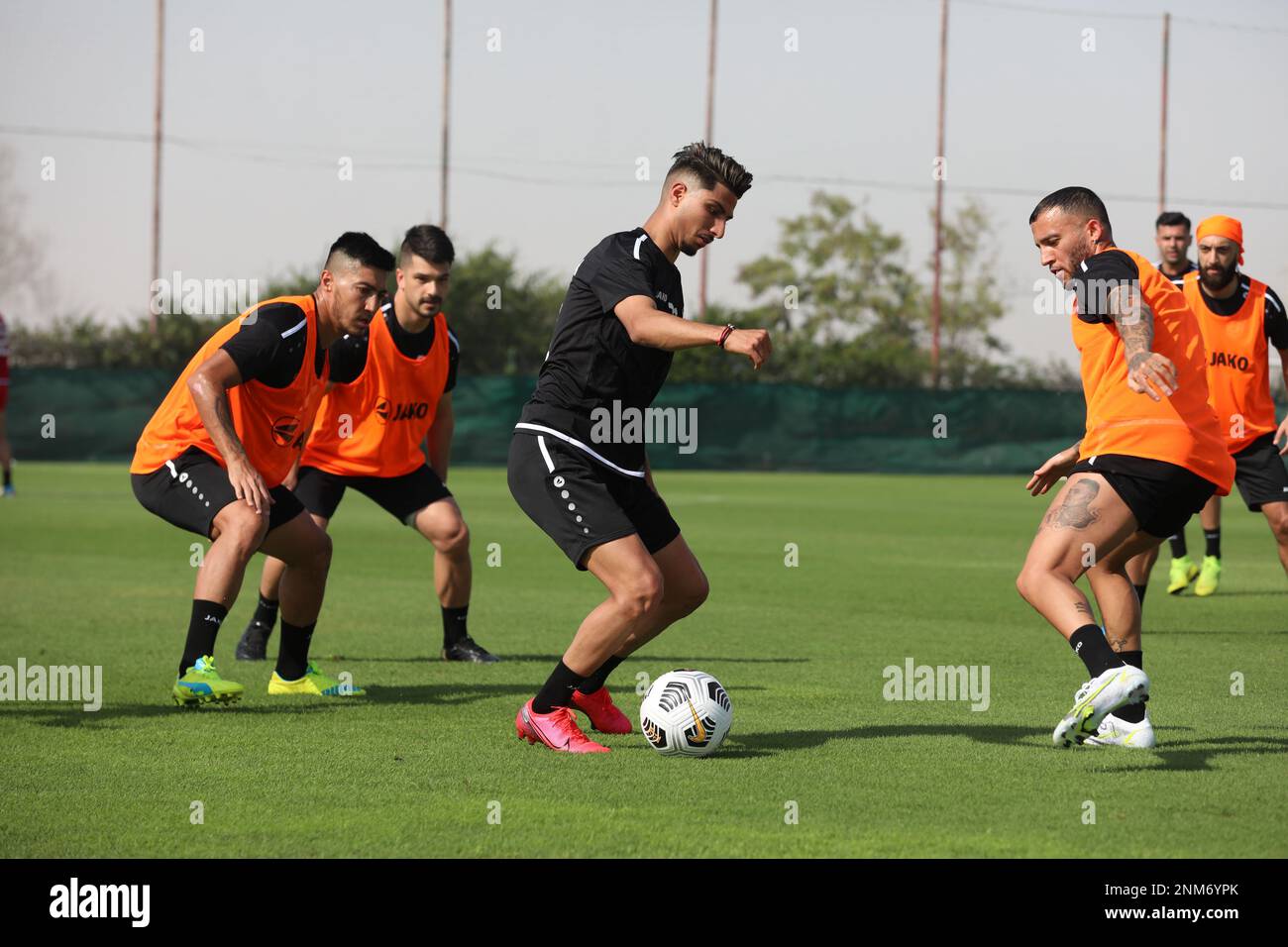 Afghanistan National Team players training during a training camp in ...