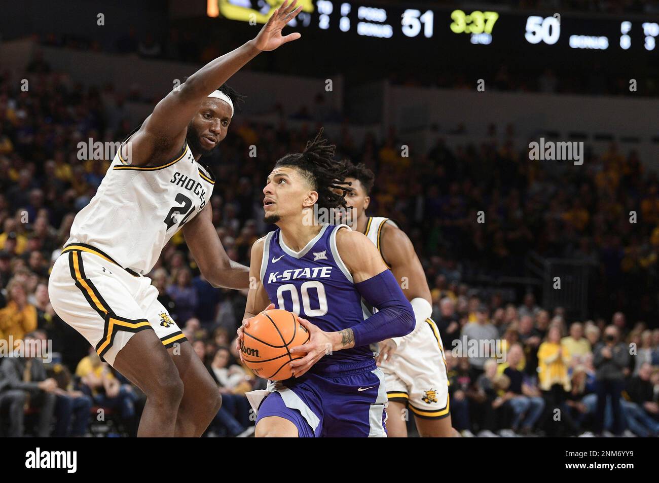 December 05, 2021: Wichita State Shockers forward Morris Udeze (24 ...