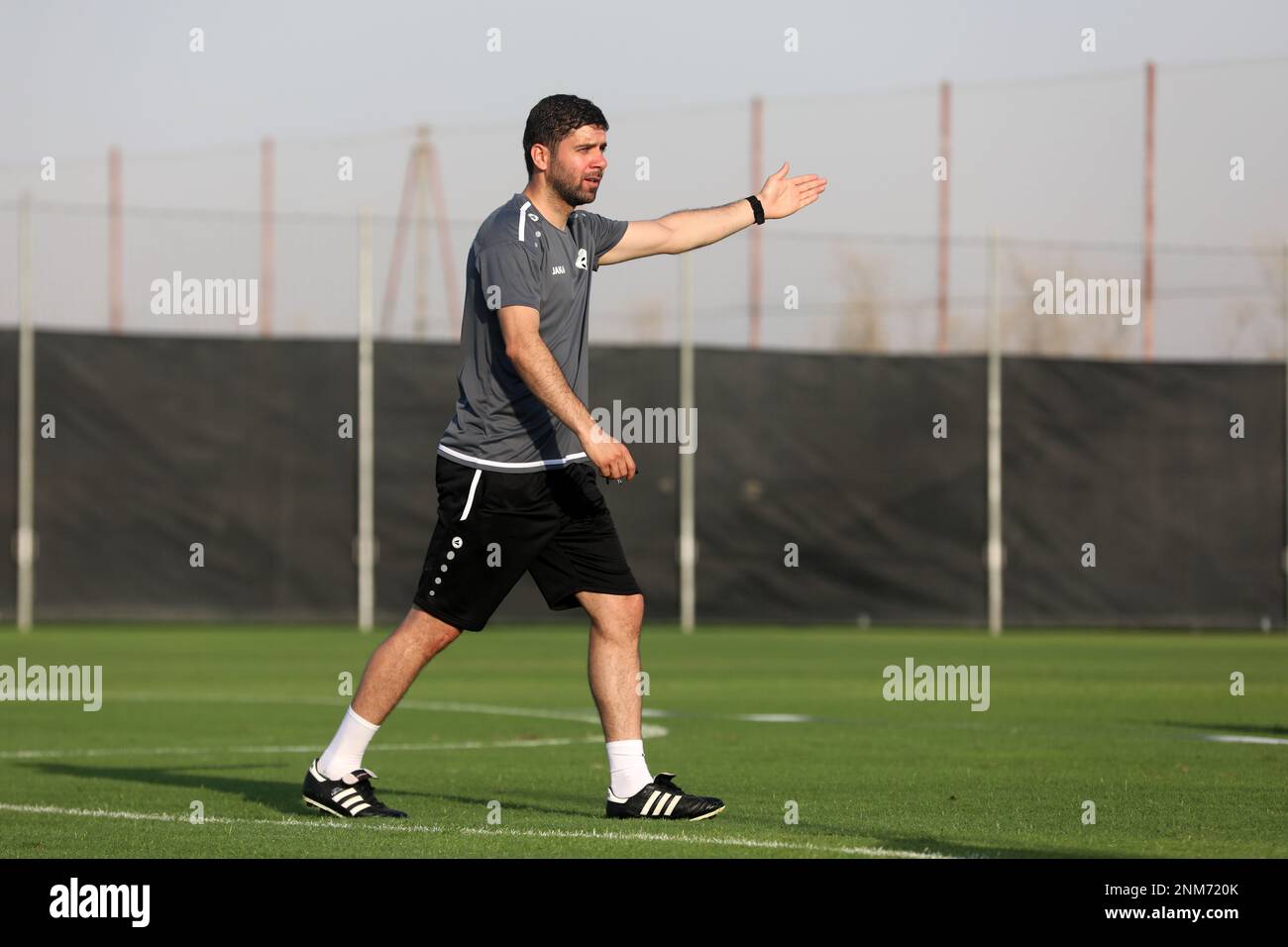 Anoush Dastgir, head coach of Afghanistan National Team during a ...
