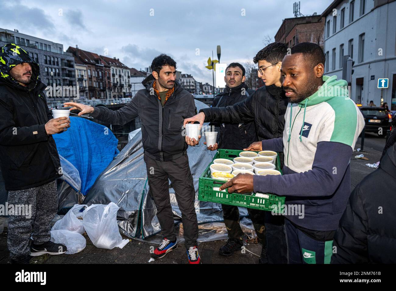 Brussels, Belgium. 24th Feb, 2023. Illustration picture shows somone ...