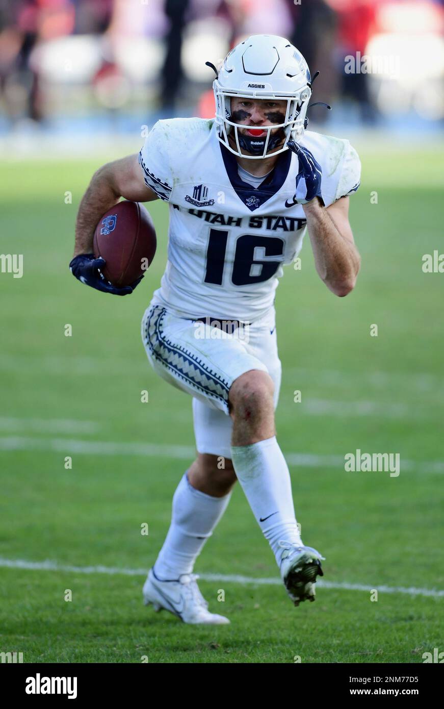 LOS ANGELES, CA - DECEMBER 04: Utah State Aggies wide receiver Brandon ...
