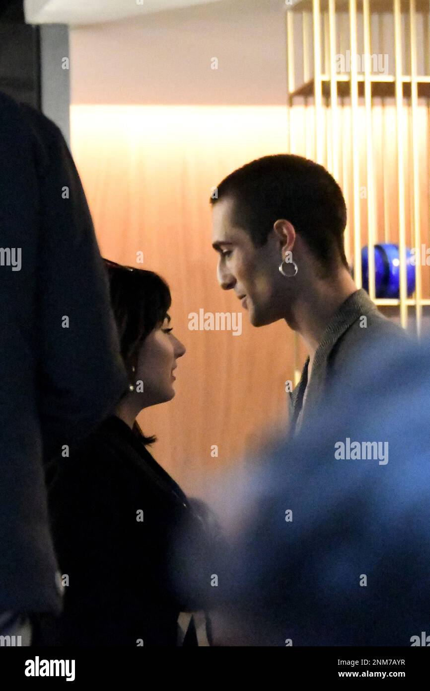 Milan, Italy. 24th Feb, 2023. Milan, Milan Fashion Week. Arrivals ...