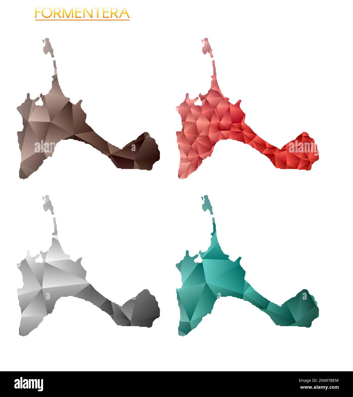 New madrid vector outline map Cut Out Stock Images & Pictures - Alamy