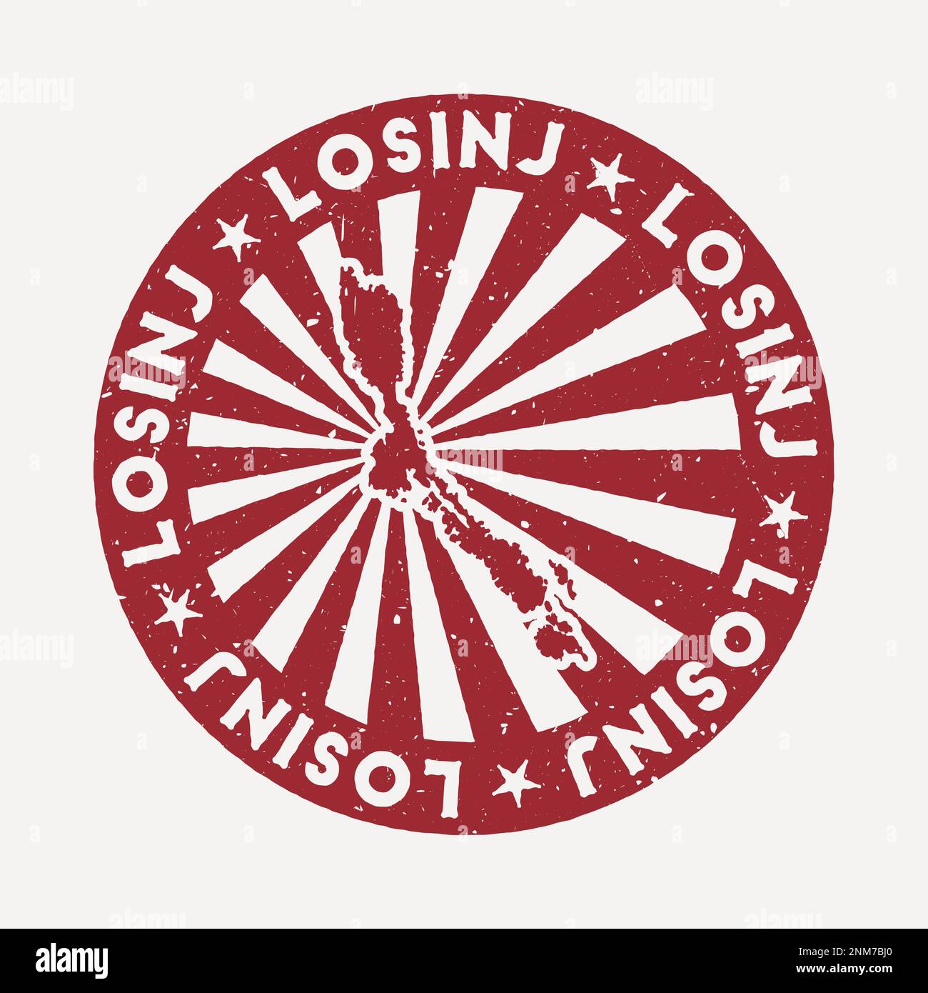 Losinj stamp Stock Vector Images - Alamy