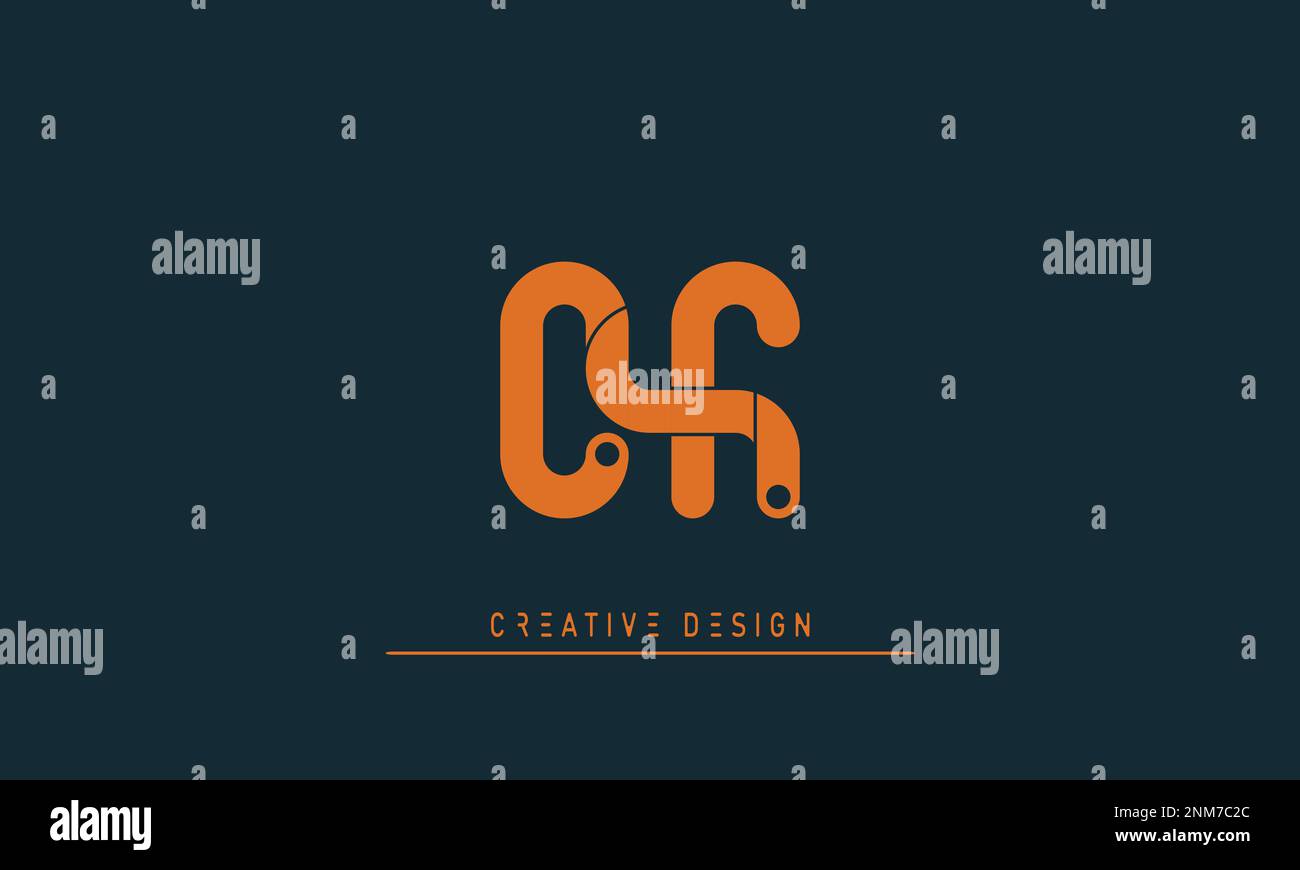 Alphabet Letters Initials Monogram Logo Cf Fc Stock Vector Image And Art Alamy
