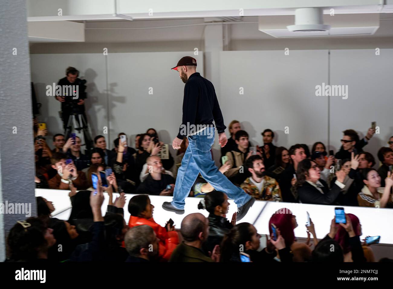 Milan, Italy. 24th Feb, 2023. Milan, Milan Fashion Week, fall winter ...
