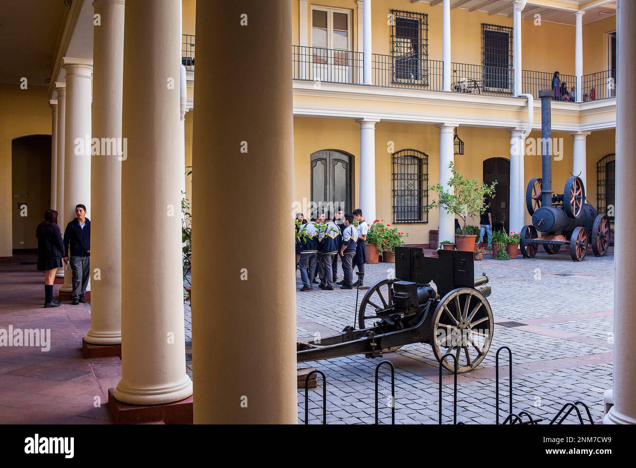 National Historical Museum,courtyard, Santiago. Chile Stock Photo - Alamy