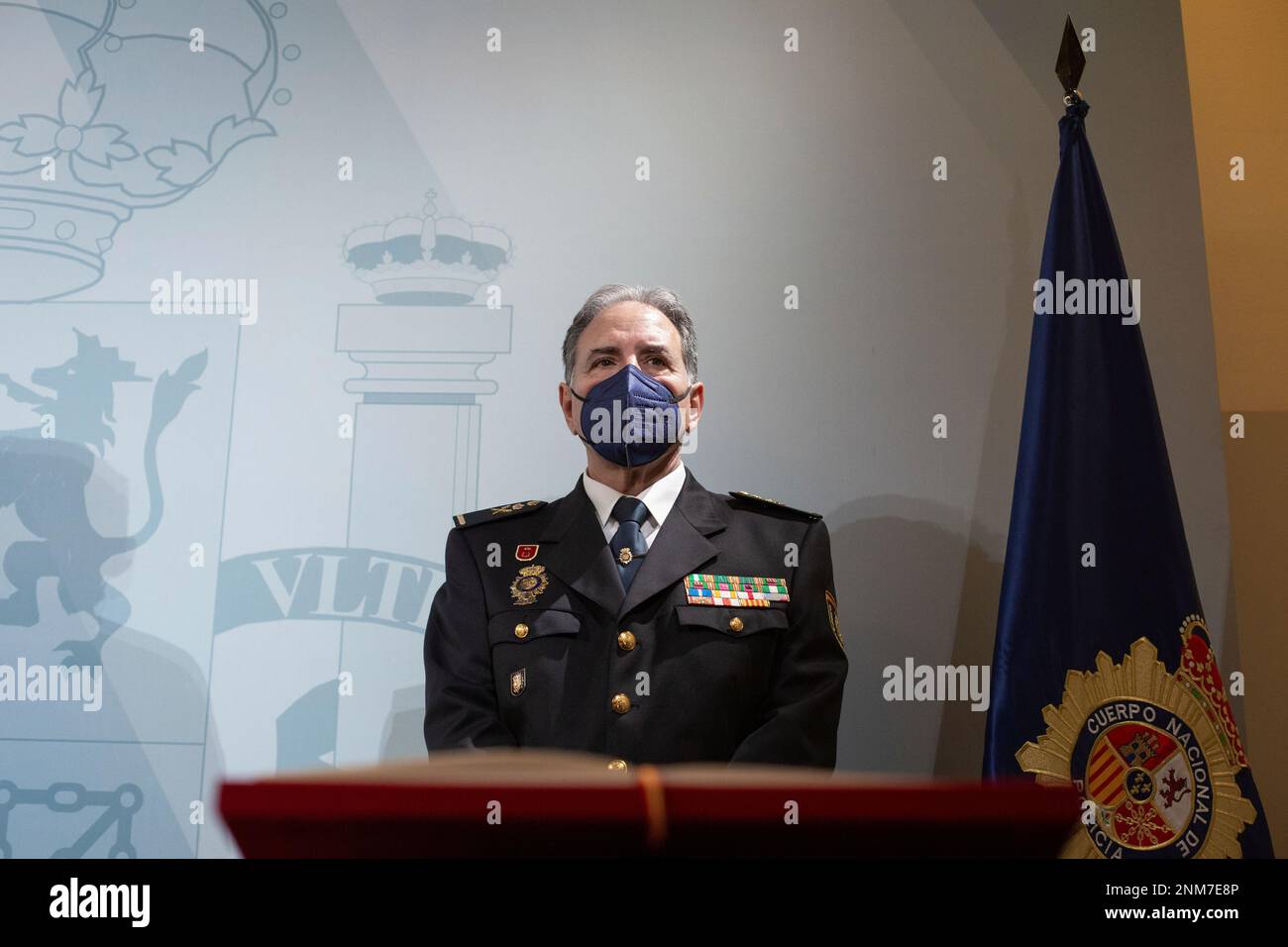 Commissioner Luis Fernando Pascual, during the act by which he becomes ...