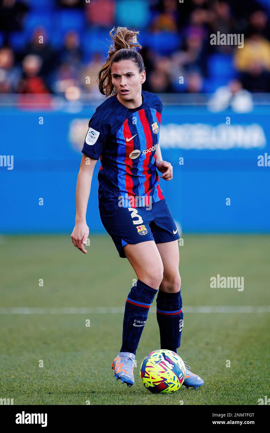 Barcelona Feb 6 Laia Codina In Action During The Primera Division Femenina League Match
