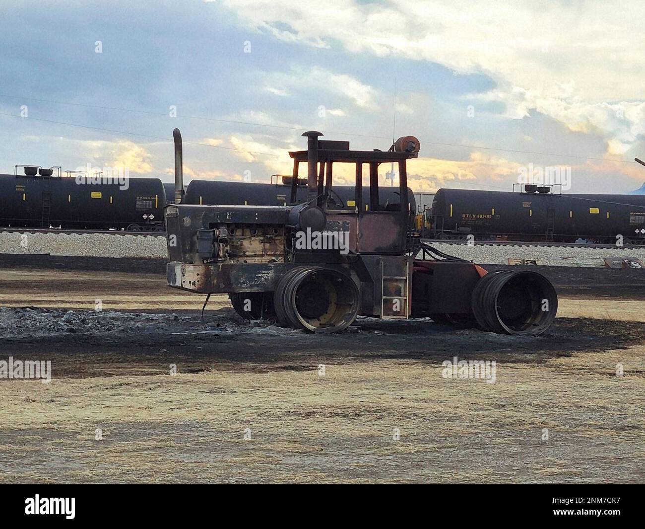 This photo provided by the Fergus County Sheriff's Office shows a ...