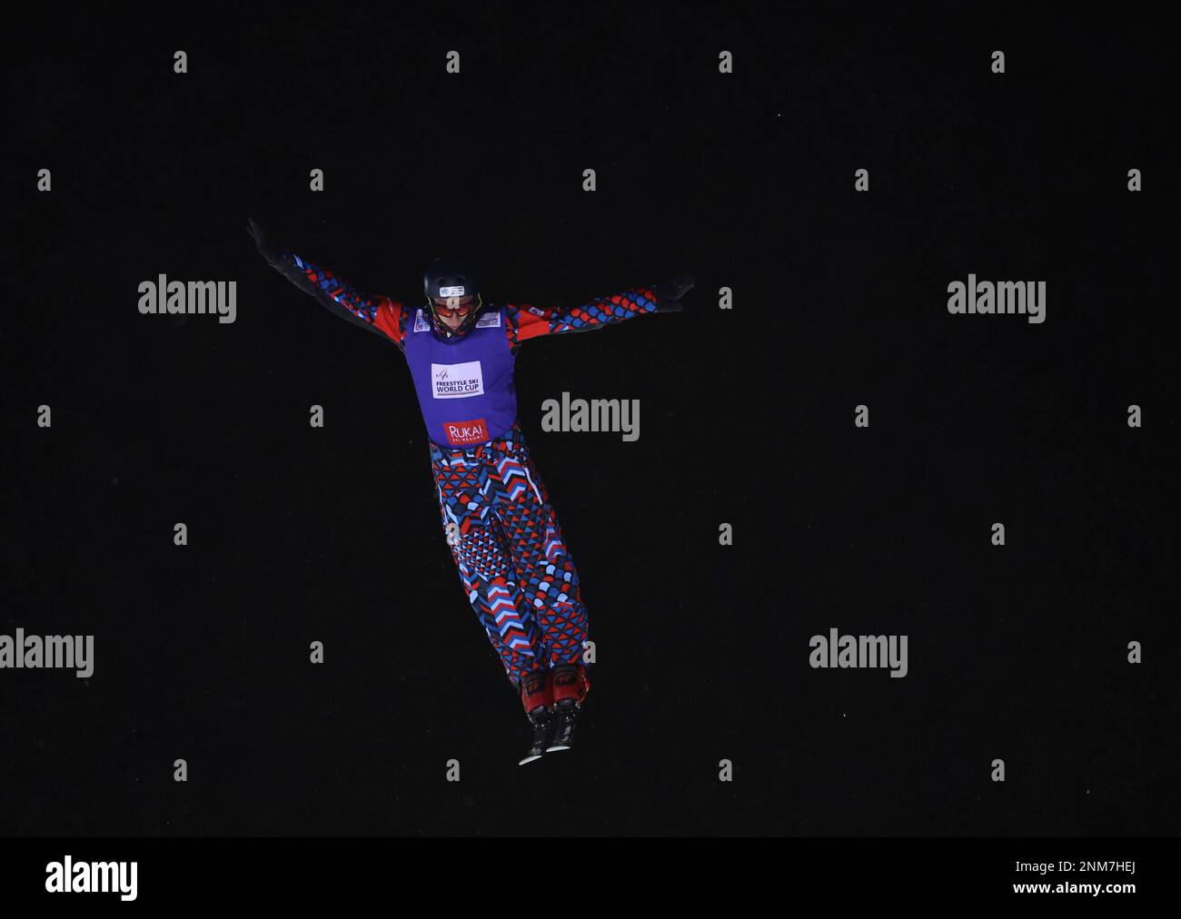 BUROV Maxim of Russia performs during men's aerial finals of 2020 FIS ...