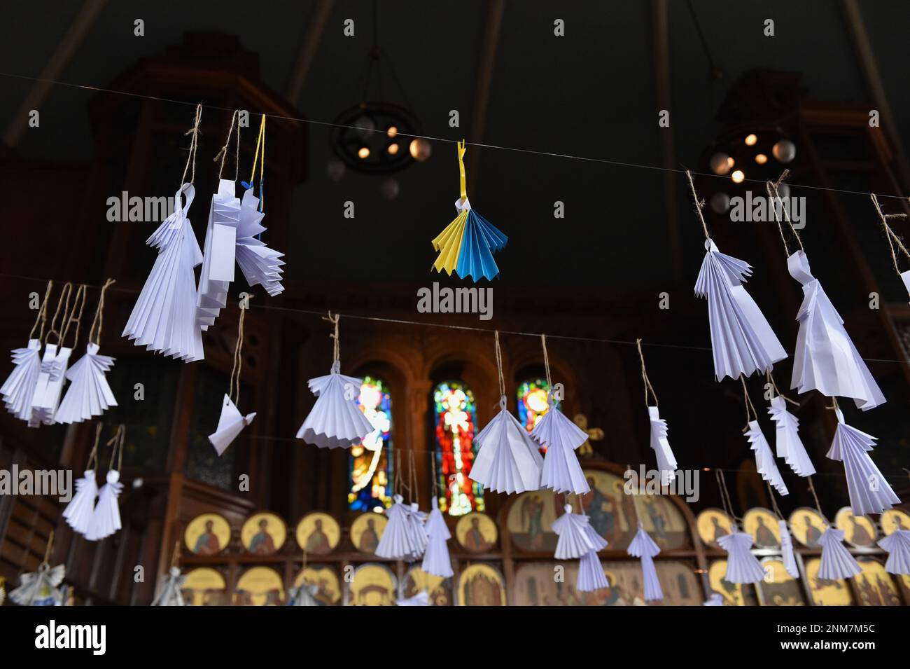 February 24, 2023, London, England, United Kingdom: On the first ...