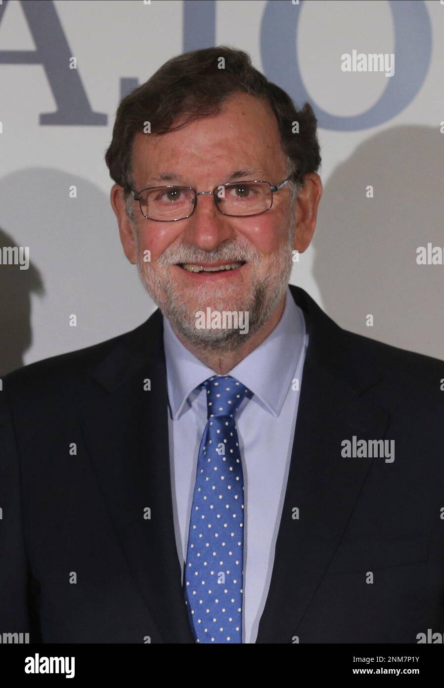 The former Prime Minister Mariano Rajoy, poses at the presentation of ...