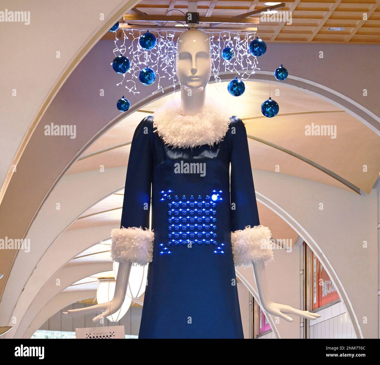 Nana-chan doll, a giant fashionable mannequin is displayed after ...