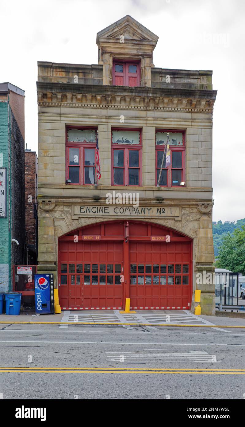 Pittsburgh Downtown: Built in 1900 as fire station Engine Company No. 1 ...