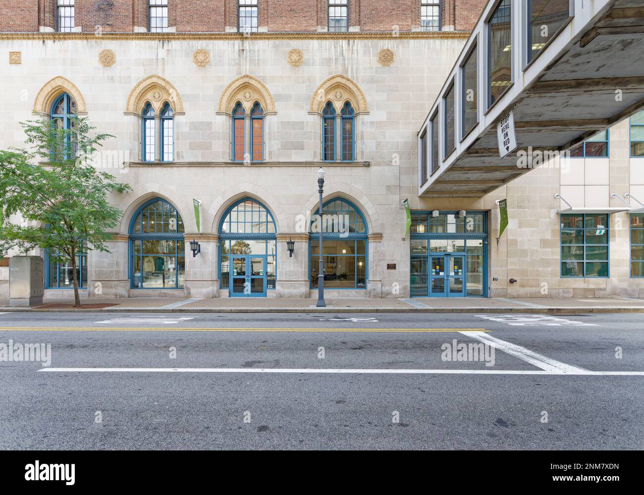 Pittsburgh Downtown: Lawrence Hall is a gothic-styled brick high-rise ...