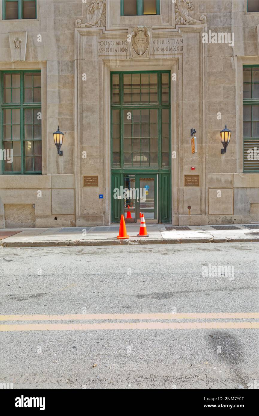 Pittsburgh Downtown: Historic YMCA Building, a brick and stone high ...