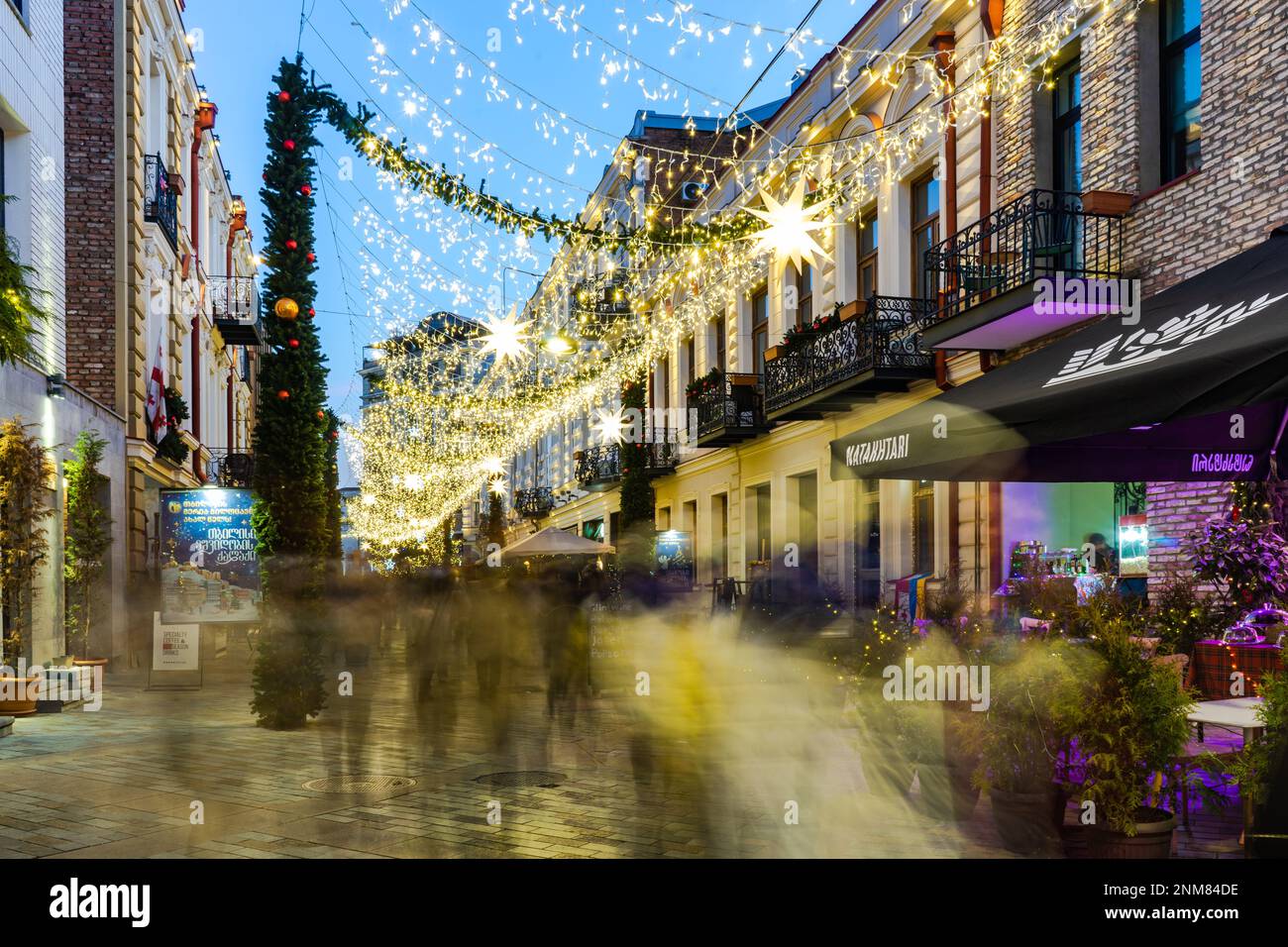 Christmas fair in Orbeliani ubani in the President Palace surrounding ...